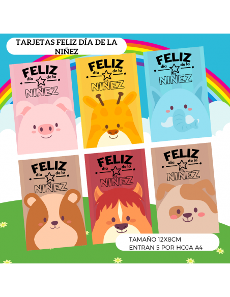 TARJETAS FELIZ DIA DE LA NIÑEZ TARJETAS FELIZ DIA DE LA NIÑEZ
